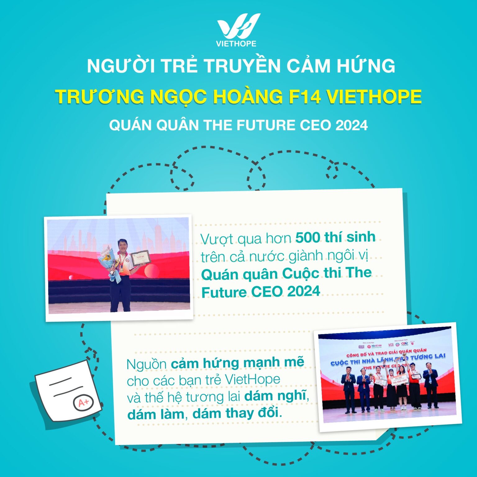 [Người trẻ truyền cảm hứng] Trương Ngọc Hoàng F14 - Quán quân The ...